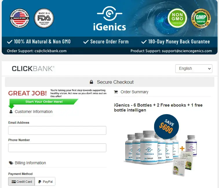 iGenics™ (OFFICIAL SITE) Boost Vision Naturally